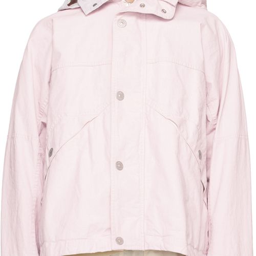 Stone Island | Stone Island Pink Detachable Hood Jacket | Realry