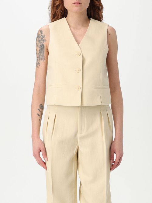 Twinset | Waistcoat Woman color Beige | Realry