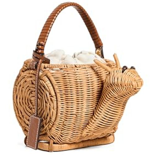 Staud | STAUD Women's Escargot Wicker Basket Bag, Natural, Tan, One ...