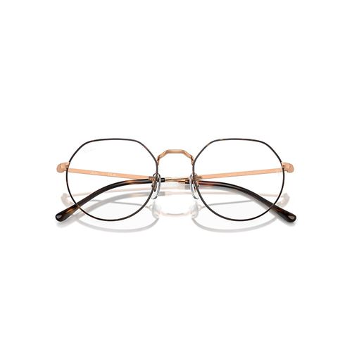 Ray-Ban | Ray-Ban Jack Optics Eyeglasses Rose Gold Frame Clear Lenses ...
