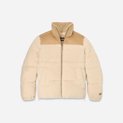 UGG | ® Men's Emette ®fluff Puffer Jacket Fleece in Natural/Sand | Realry