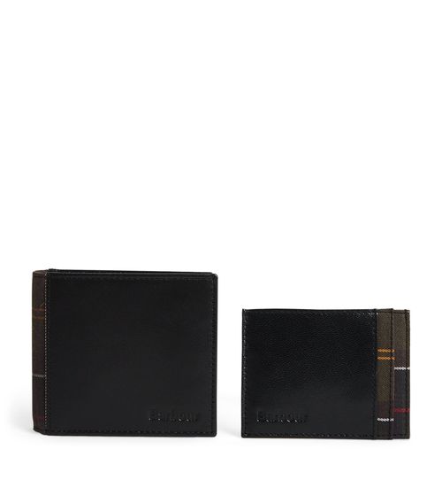 Barbour | Leather Embossed Wallet Gift Set | Realry
